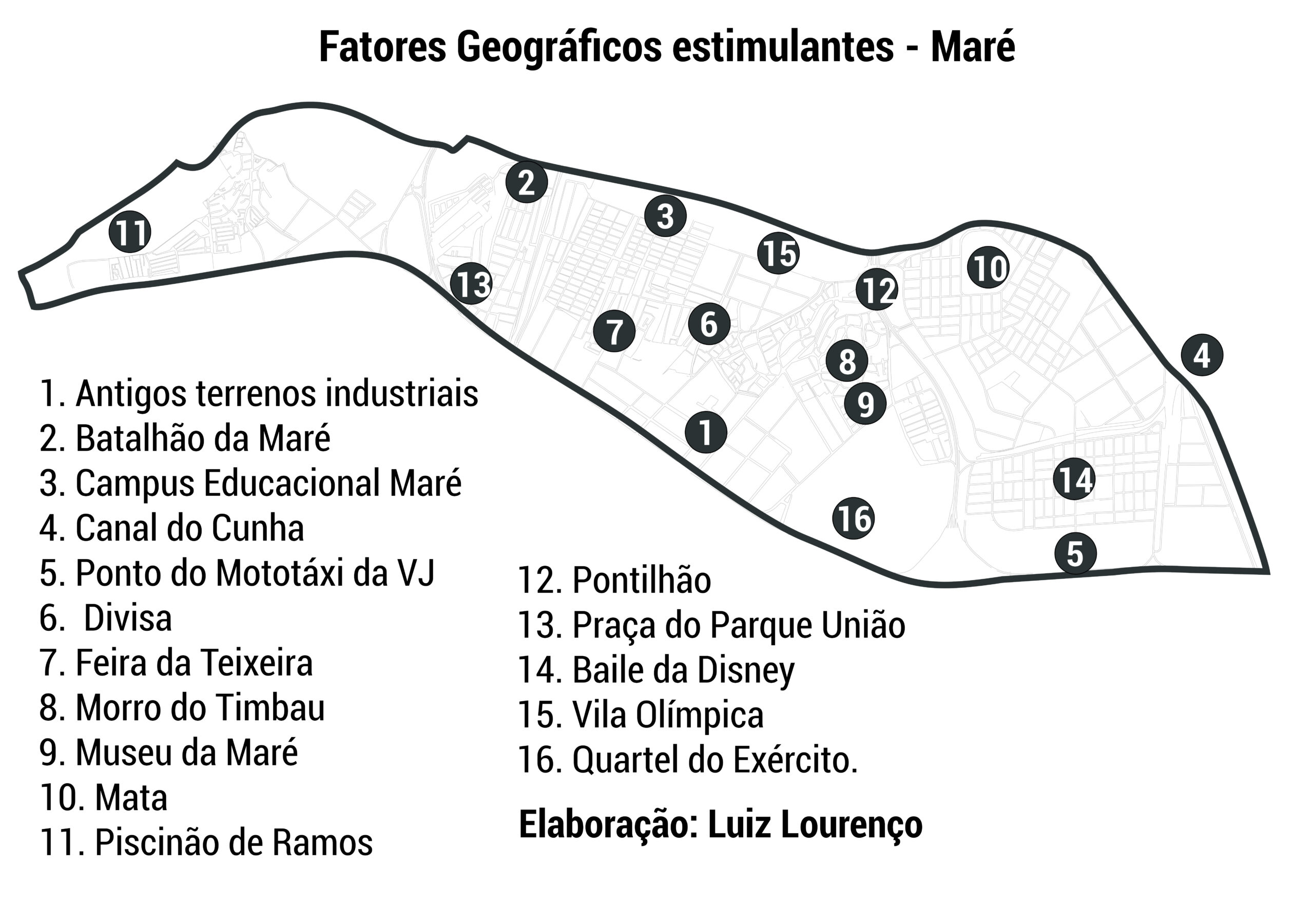Fatores Geográficos estimulantes – Maré (2022) - Museu da Maré